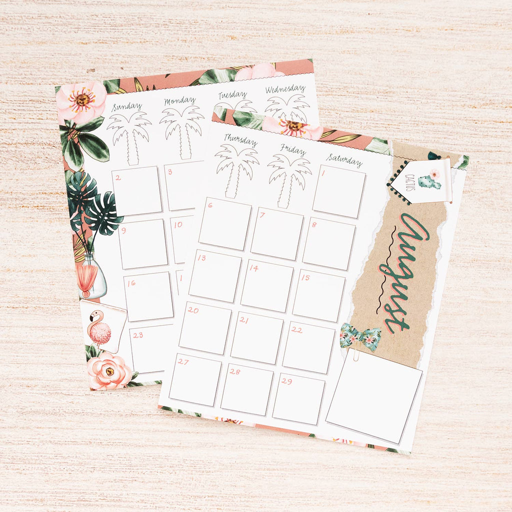 Journal Stick Ins - August – Tula XII Paper Co